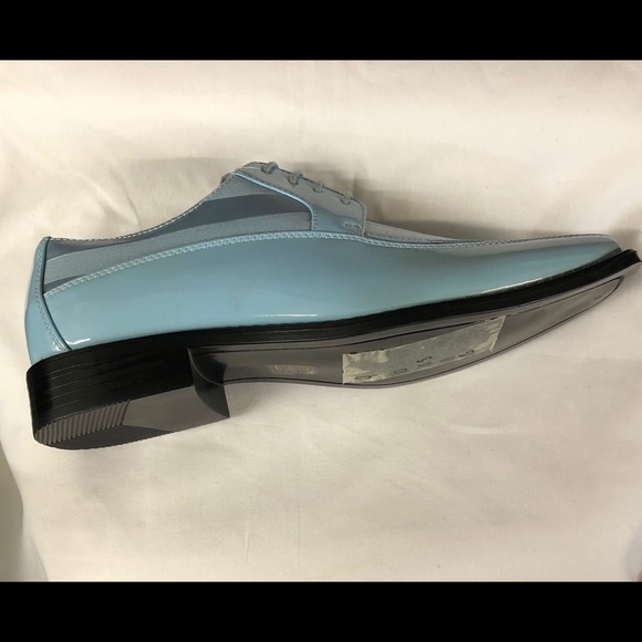 Shoes | Light Blue Mens Tuxedo Oxford Dress Shoes | Poshmark